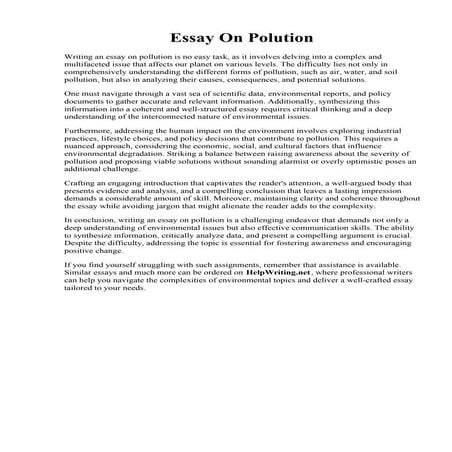 Essay On Polution.pdf