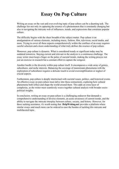 Introduction to phil popular culture | PPT