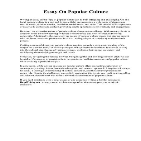 Essay On Popular Culture.pdf