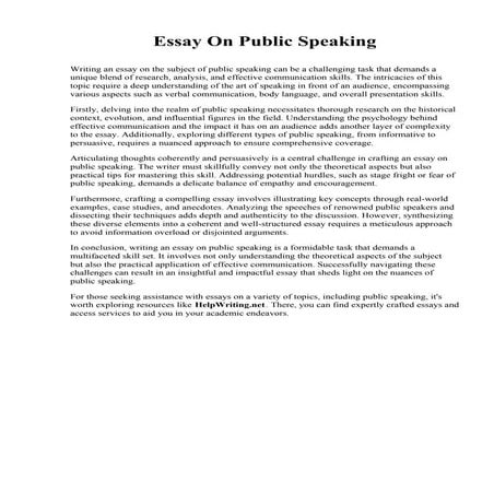 Essay On Public Speaking.pdf