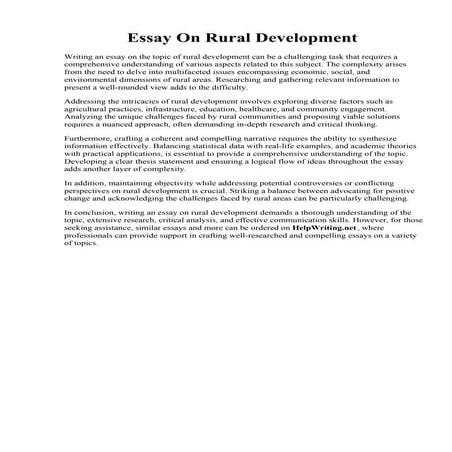 Essay On Rural Development.pdf