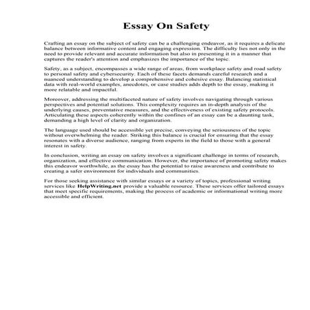 Essay On Safety.pdf