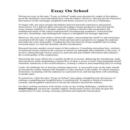 Essay On School.pdf