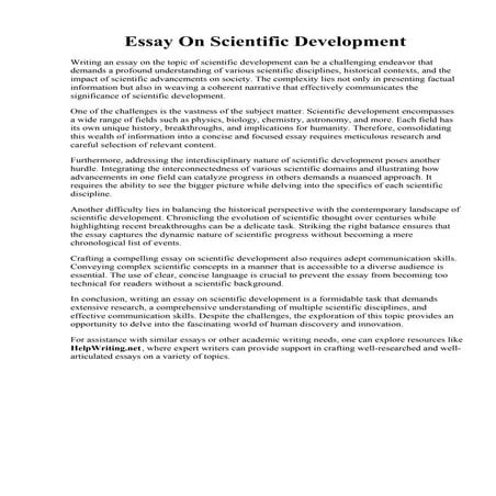 Essay On Scientific Development.pdf