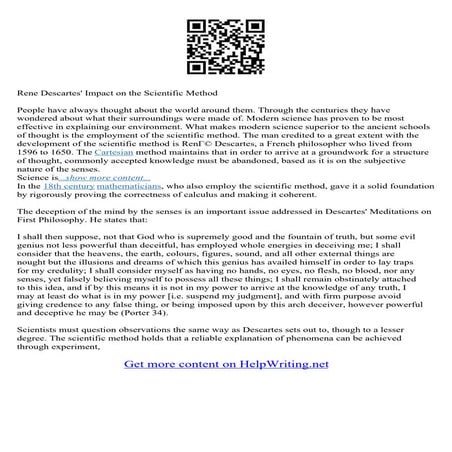 Essay On Scientific Method | PDF
