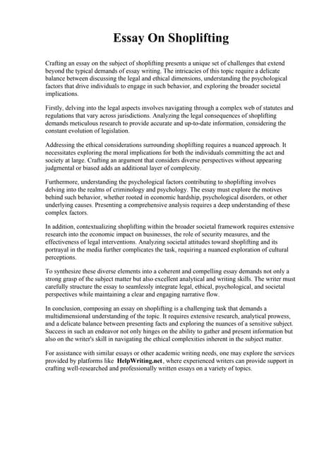 Consequences Of Stealing Essay.pdf