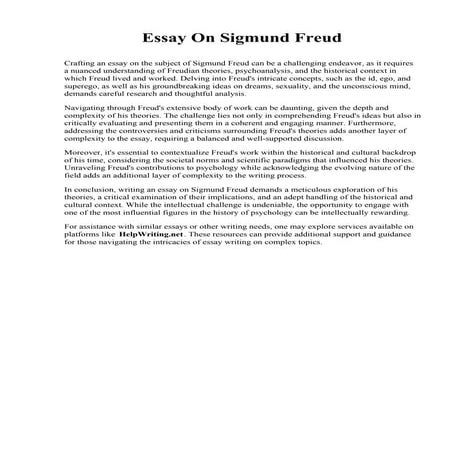Sigmund Freud Essay.pdf