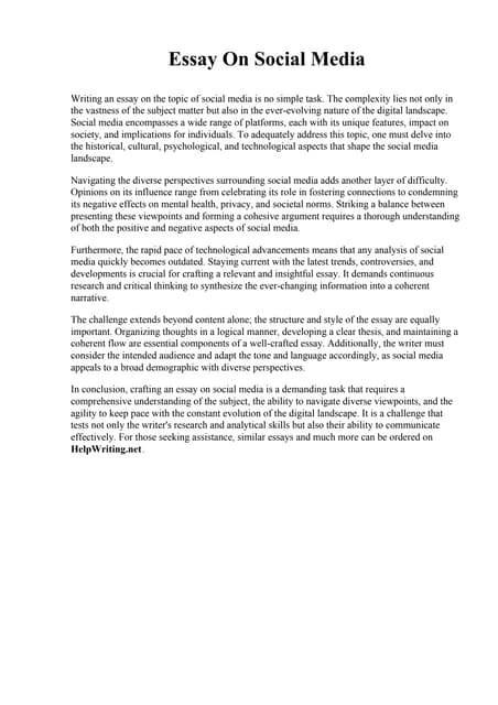 Essays On Social Media.pdf