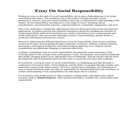 Essay On Social Responsibility.pdf