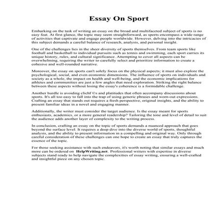 Essay On Sport.pdf