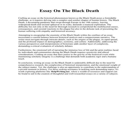 Essay On The Black Death.pdf