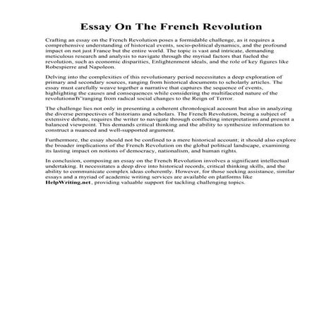 Essay On The French Revolution.pdf