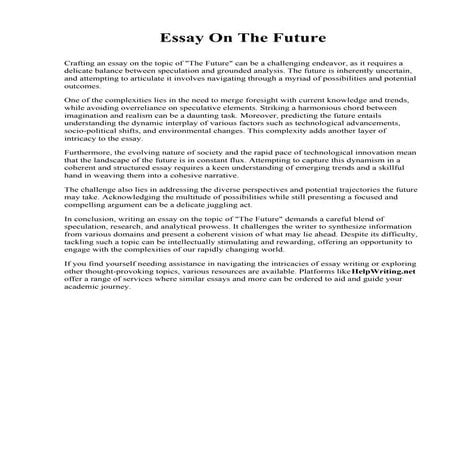 Essay About Future.pdf