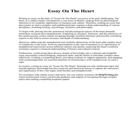 Essay On The Heart.pdf