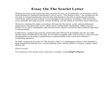 Essay On The Scarlet Letter.pdf