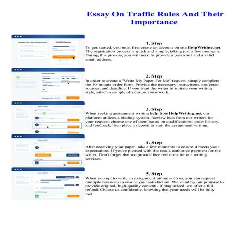 Essay On Traffic Rules And Their Importance | PDF