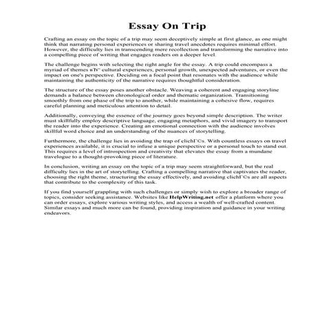 Essay On Trip.pdf