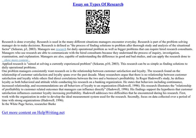 Essay On Types Of Research essay-on-types-of-research