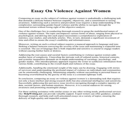 Essay On Violence Against Women.pdf