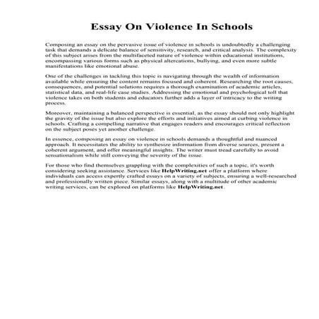 Essay On Violence In Schools.pdf