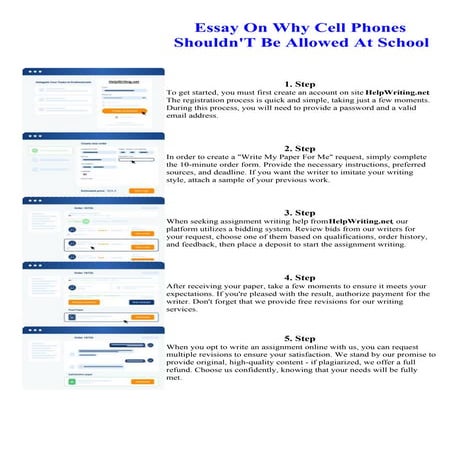 Essay On Why Cell Phones ShouldnT Be Allowed At School | PDF