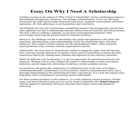 Penn State Admissions Essay | PDF