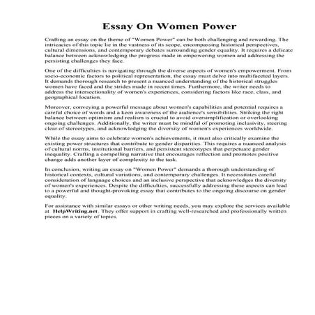 Essay On Women Power.pdf
