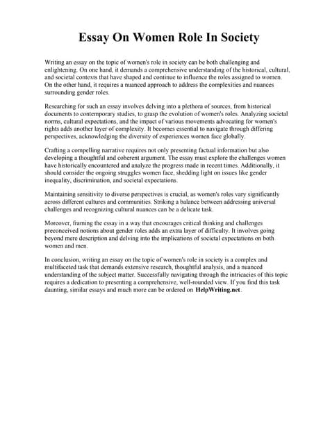 Women Suffrage Essay. Sinte Gleska University | PDF