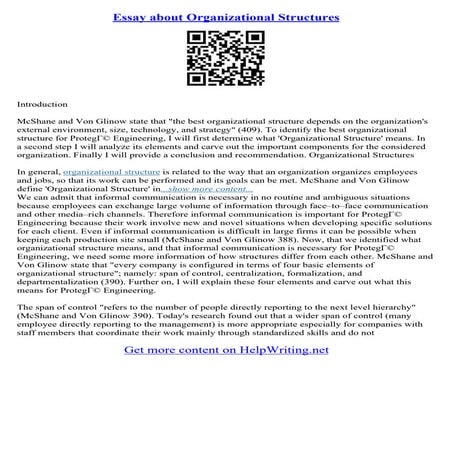 Essay Organization Types | PDF