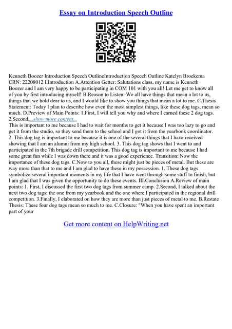 Essay Outline Practice | PPT