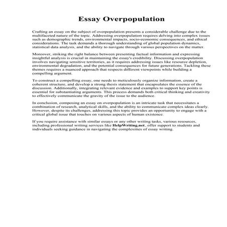 Essay Overpopulation.pdf