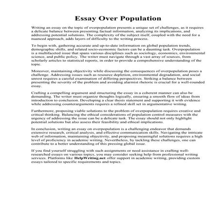 Essay Over Population.pdf