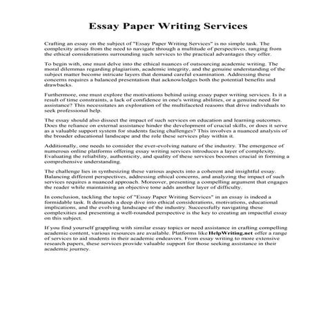 Essay Writing Jobs | PDF