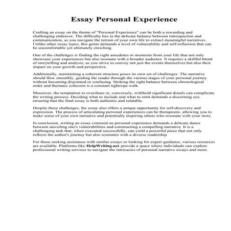 Essay Personal Experience.pdf