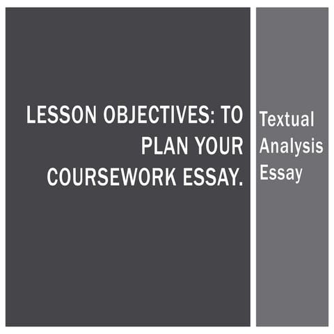 Essay planning | PPTX