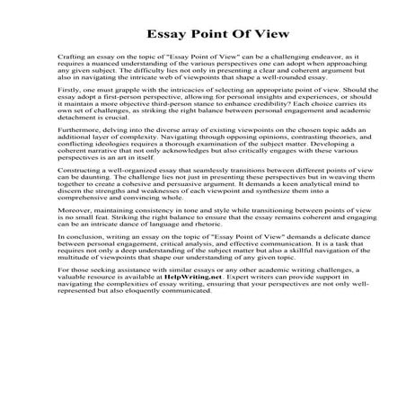 Essay Point Of View.pdf