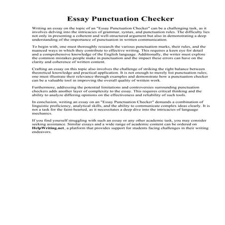 Essay Punctuation Checker.pdf