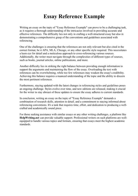 Harvard Referencing Example Essay. Bethune-Cookman University | PDF