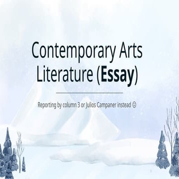 Essay Report for contemporary arts .pptx