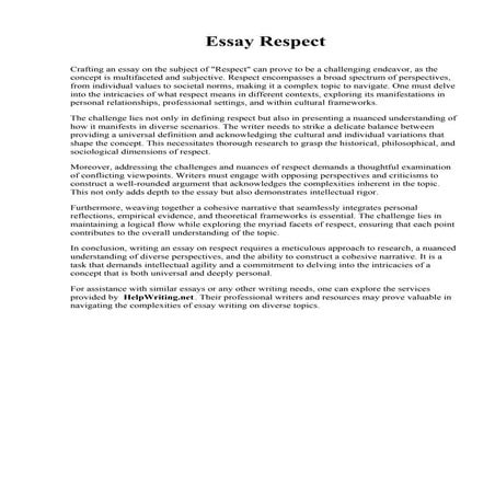 Respect Essay.pdf