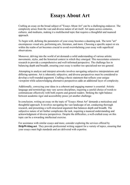 A Level Art Essay.pdf