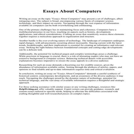 Essays About Computers.pdf