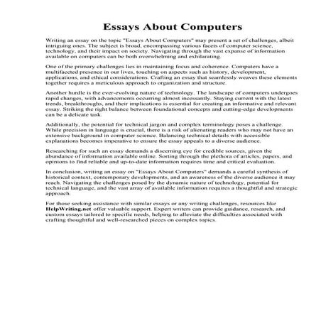 Essays About Computers.pdf