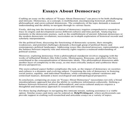 Essays About Democracy.pdf