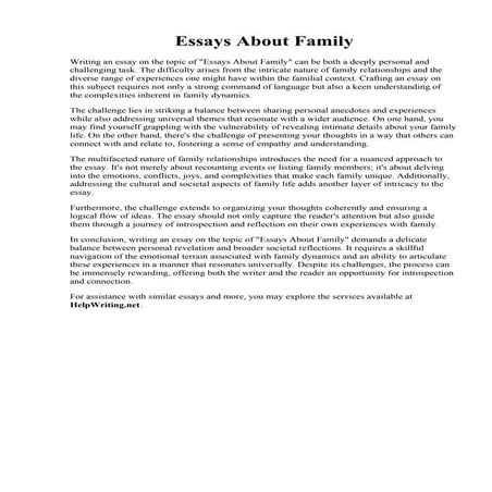 Essays About Family.pdf