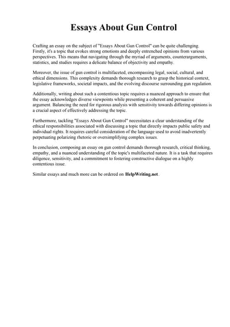 Gun Control Argumentative Essay.pdf