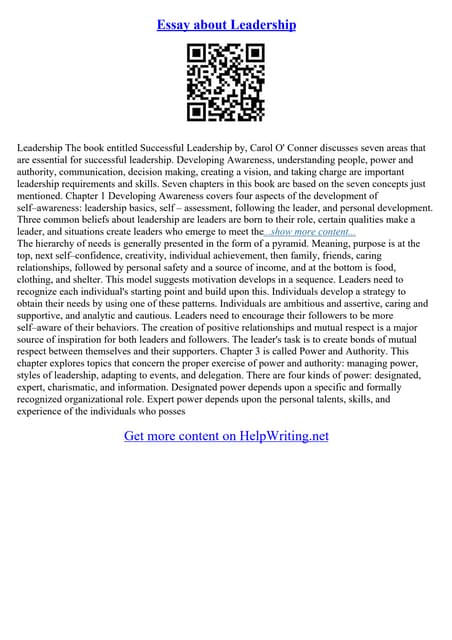 Leadership development | PPT