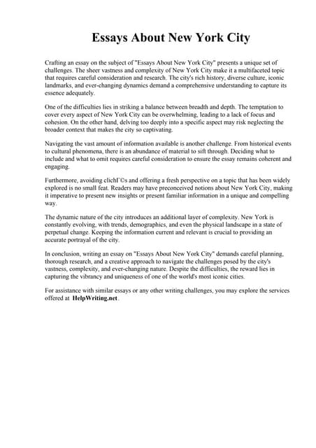 Essay New York City.pdf