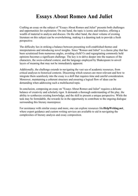 Romeo Juliet Essay.pdf
