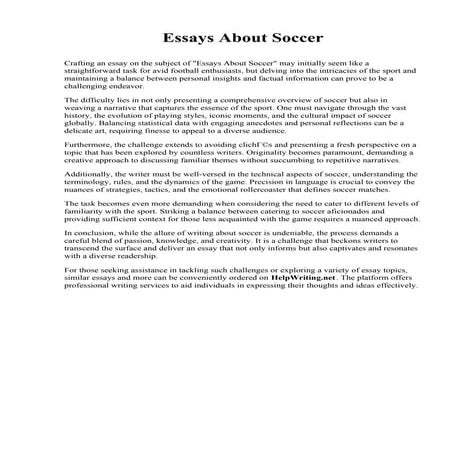 Essays About Soccer.pdf